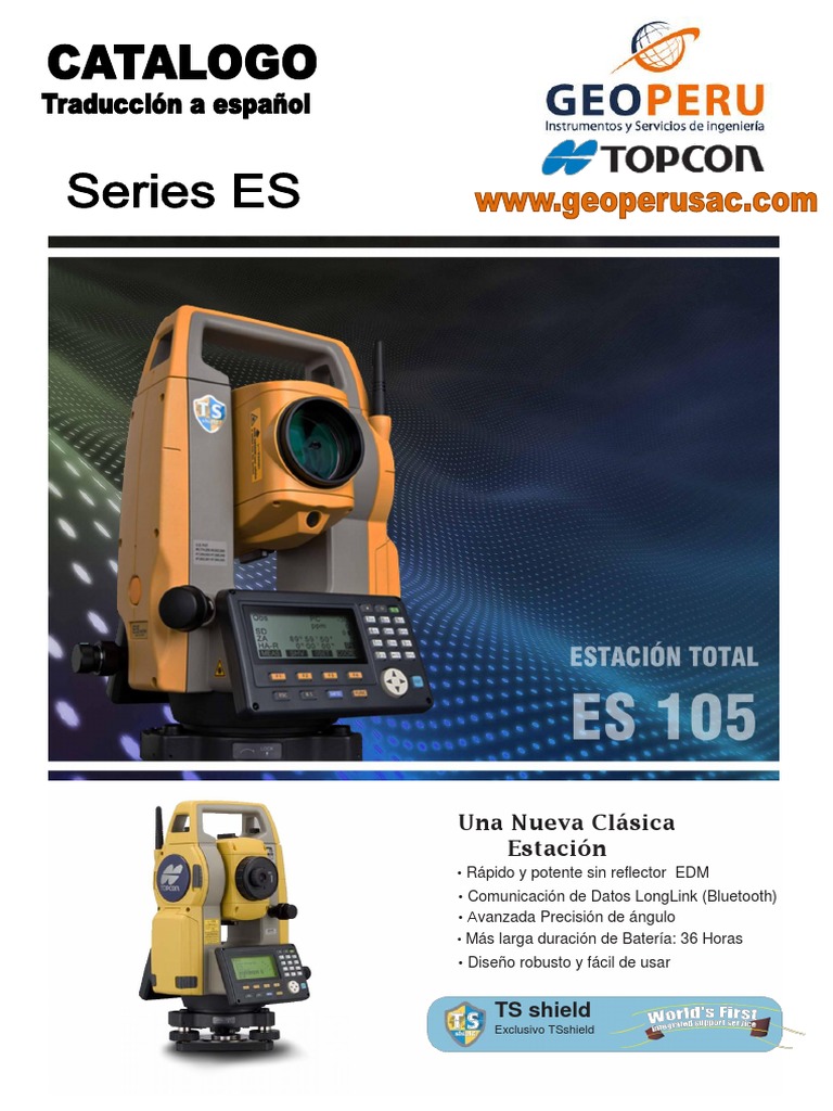 Cat Topcon Es 105 Espanol | PDF | USB | Bluetooth