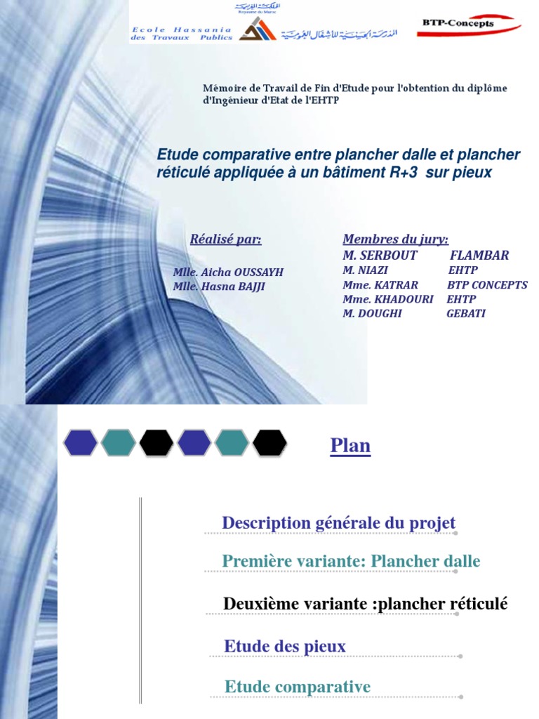 Présentation PFE Finale | PDF | Matériau composite | Béton