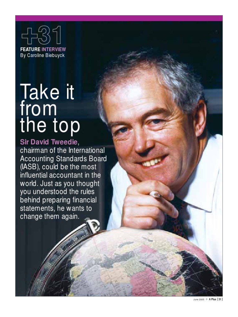 Sir David Tweedie | Financial Accounting Standards Board ...