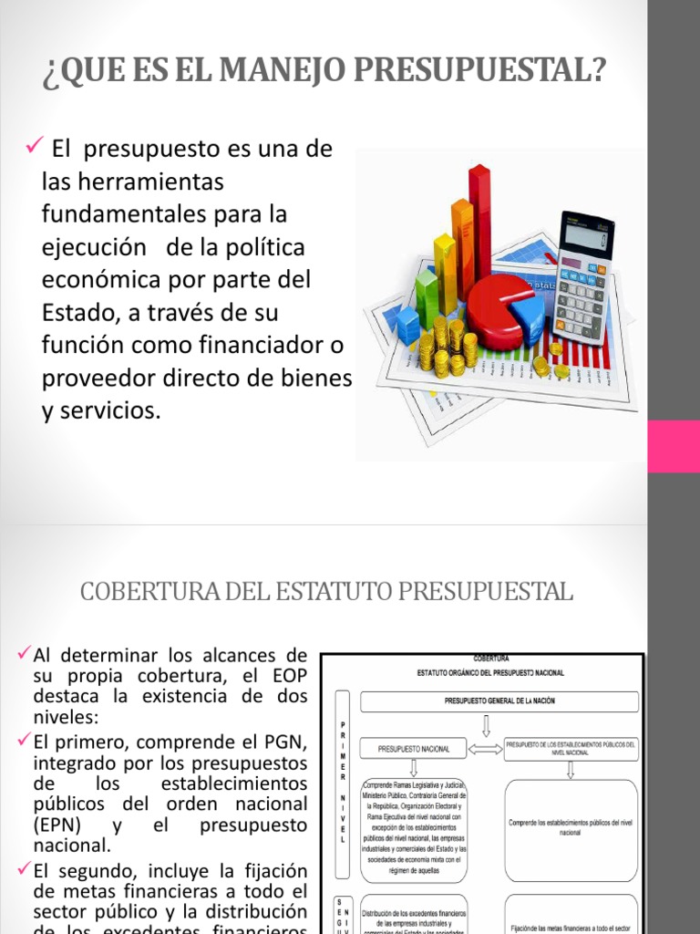 Manejo Presupuestal | PDF | Presupuesto | Impuestos