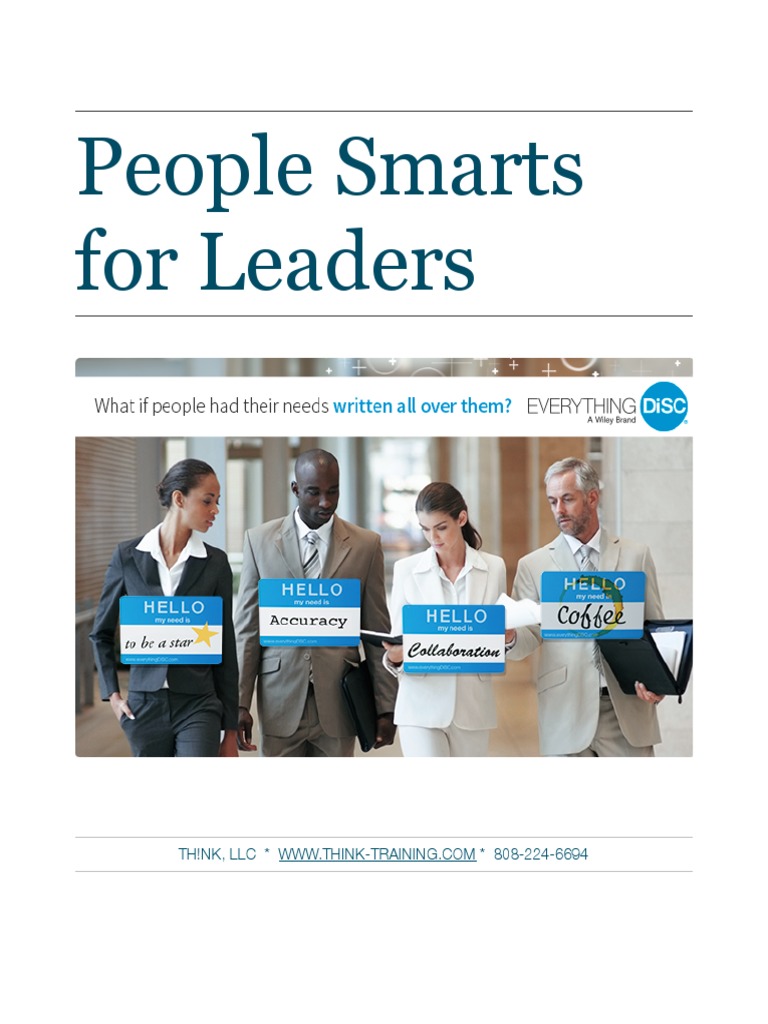 Everything Disc Management Handout - tmlf2 | PDF | Leadership | Motivation