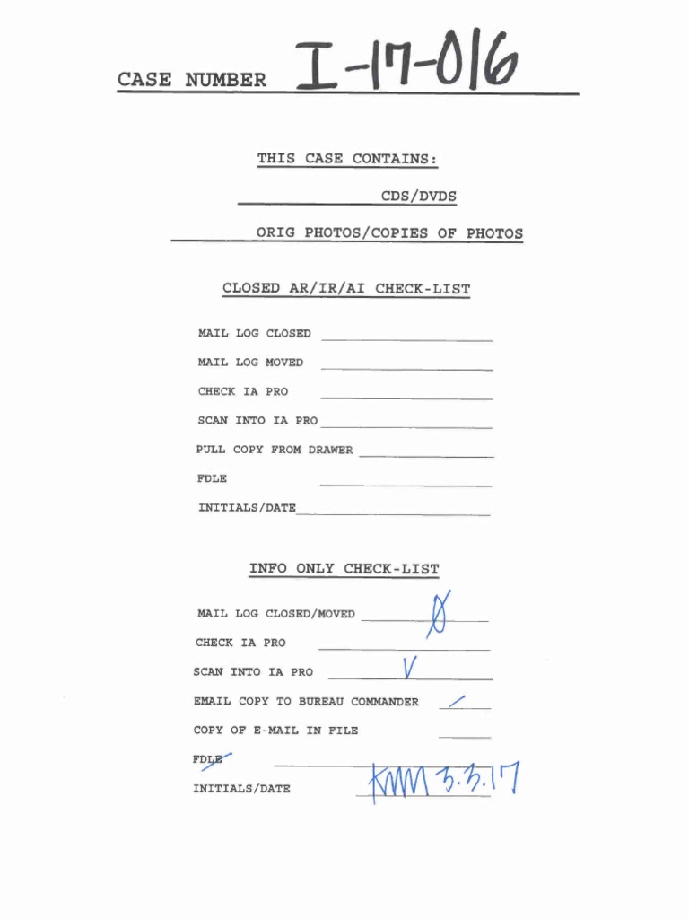 1-17-17 Pinellas County Sheriff Shawn Pappas Investigation of Racism ...