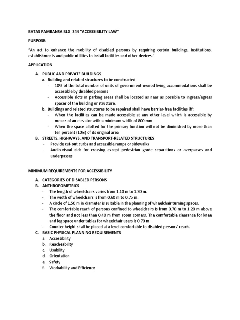 Batas Pambansa BLG 344 | PDF | Door | Road Transport