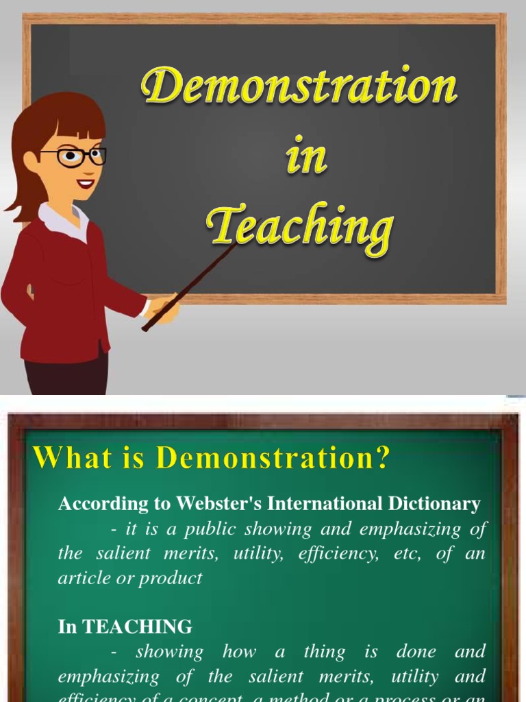 Effective Strategies for Demonstration Teaching | PDF | Classroom ...