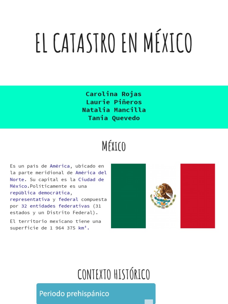 Catastro en México: Estructura y Funciones | PDF | Ciudad de México