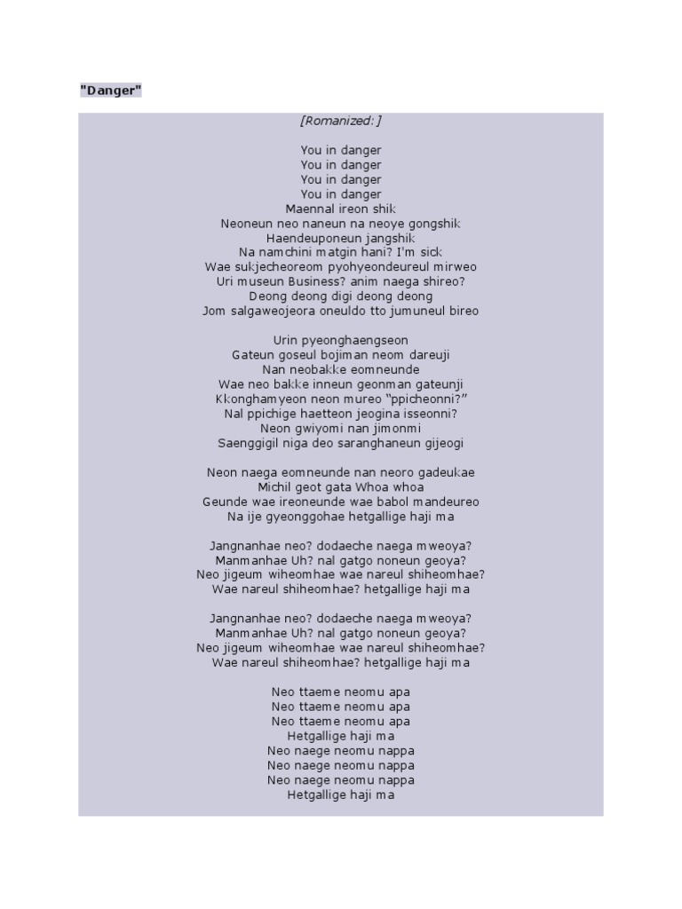Danger | PDF