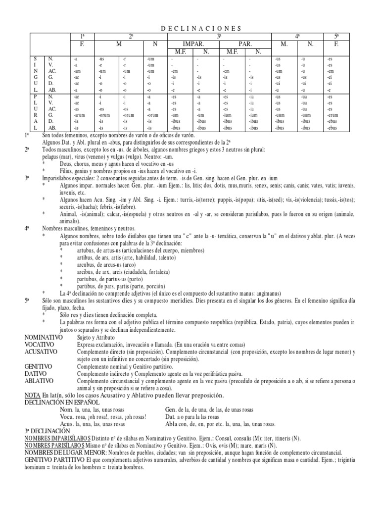 Gramatica Latin | Conjugación gramatical | Verbo