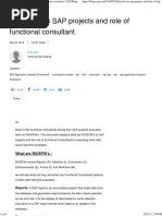 RICEFW's in SAP Projects and Role of Functional Consultant | PDF ...