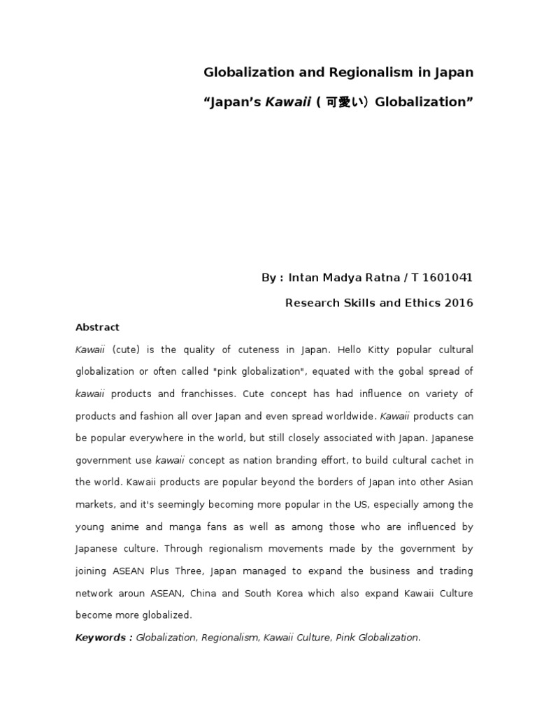 Globalization and Regionalism in Japan | PDF