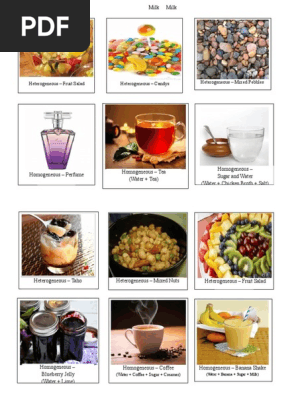 Homogeneous Mixture Examples Food