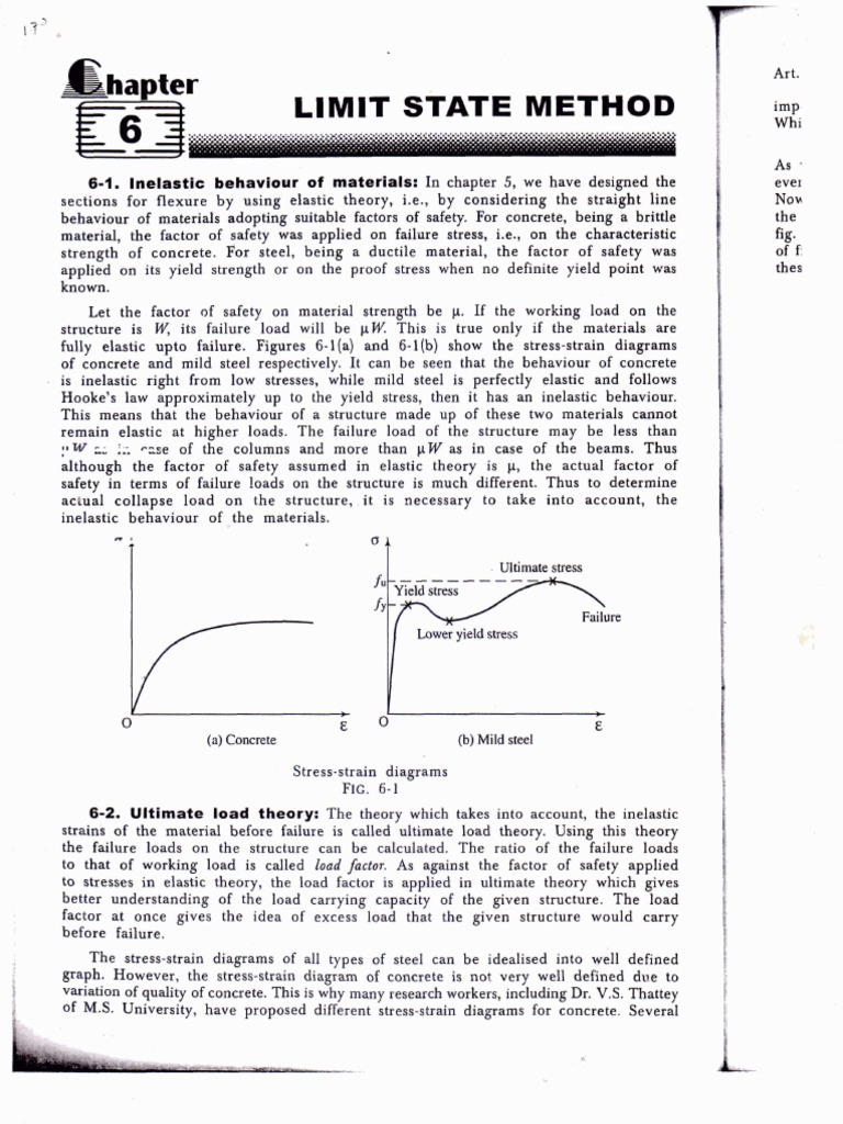 Basics of Limit State Method LSM 1 RCC | PDF | Strength Of Materials ...