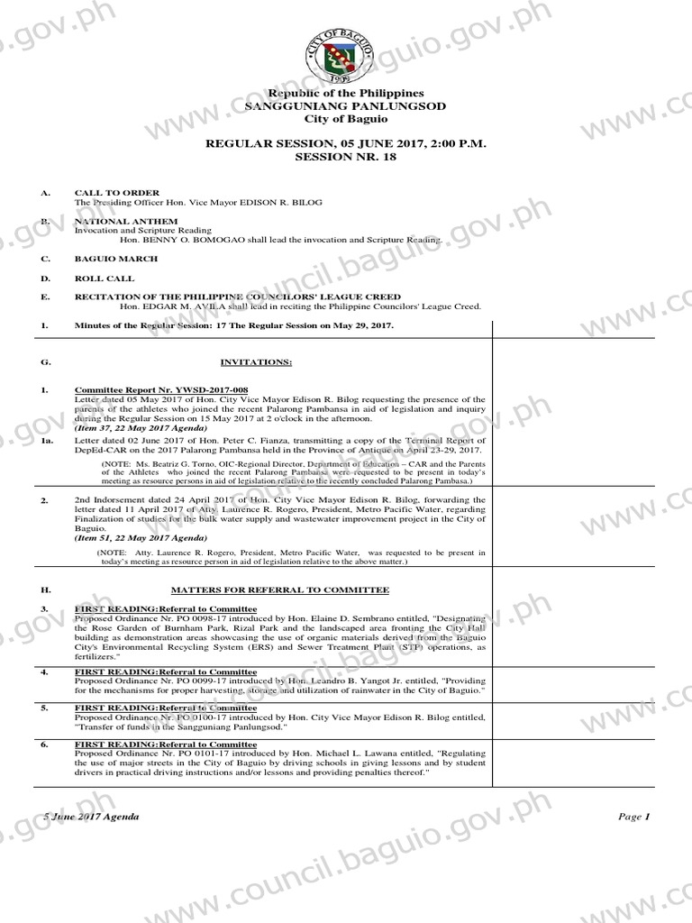 18 06052017 | PDF | Local Ordinance | Government