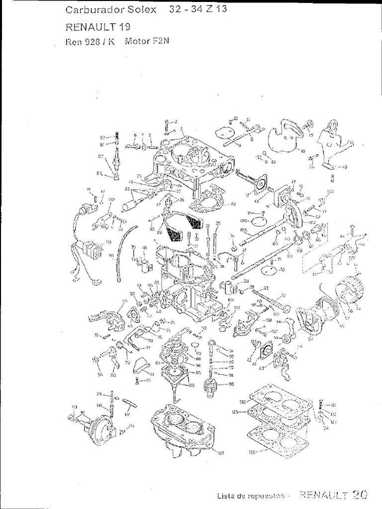 Solex 32 34 z13 | PDF