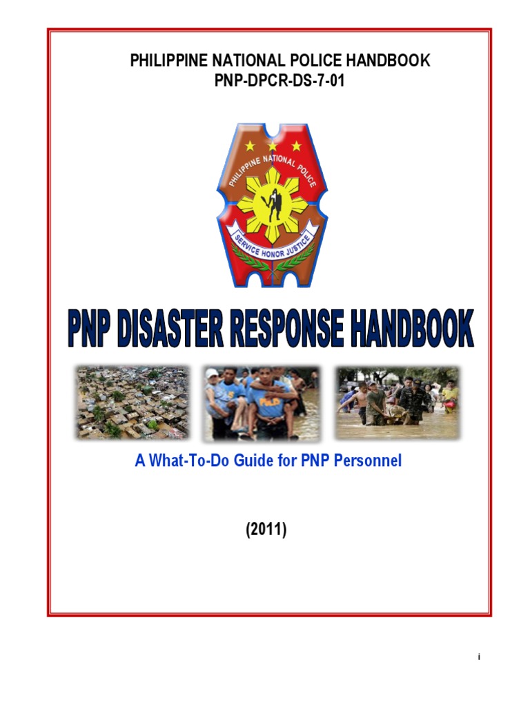 PNP Disaster Response Handbook | PDF | Emergency Management | Tsunami