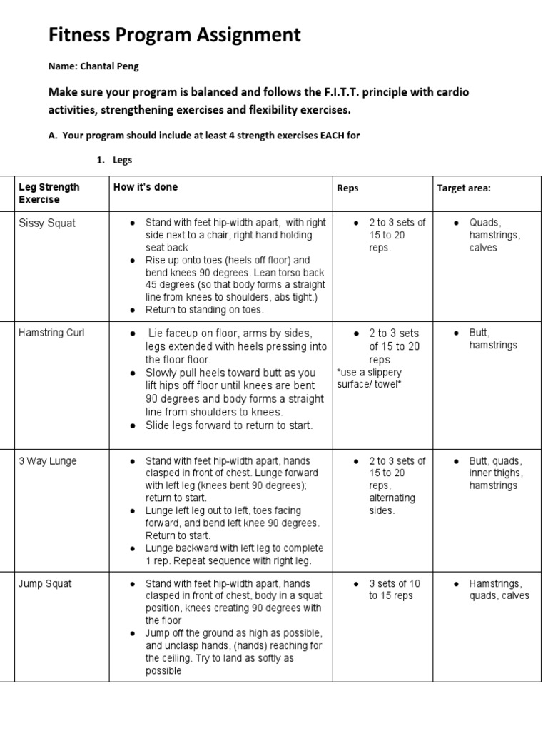 Balanced Fitness Program Overview | PDF | Arm | Human Anatomy