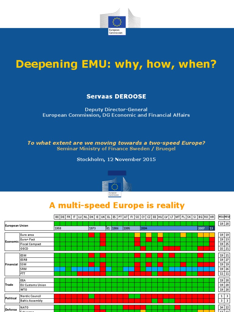 Deroose Sto Two Speed Europe Bruegel | PDF | Eurozone | Fiscal Policy