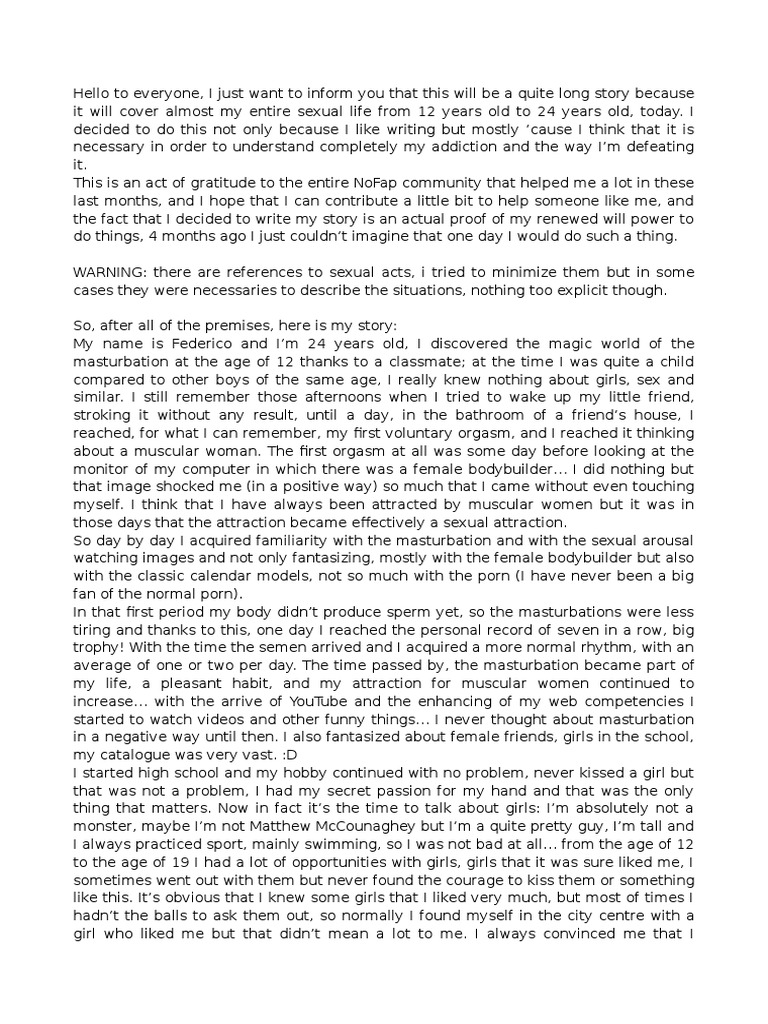 Story | Download Free PDF | Masturbation | Sexual Intercourse