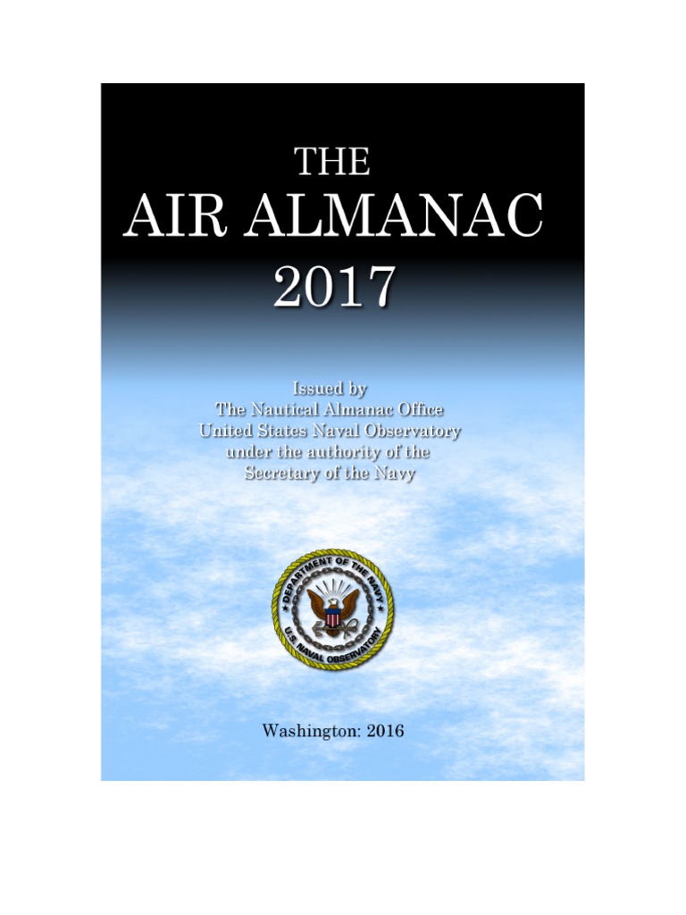 Air Almanac 2017 | PDF | Stars | Stellar Astronomy