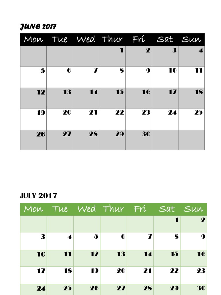 Mon Tue Wed Thur Fri Sat Sun | PDF