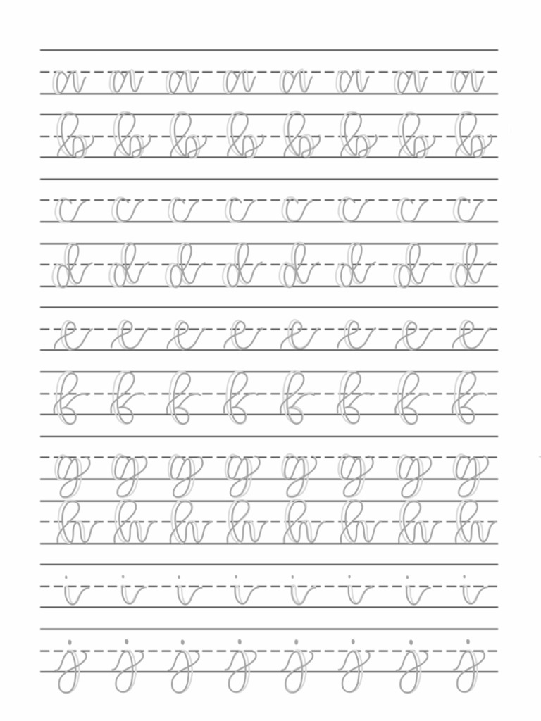 Emma Fretz Calligraphy Worksheets | PDF | Calligraphy | Paper Art