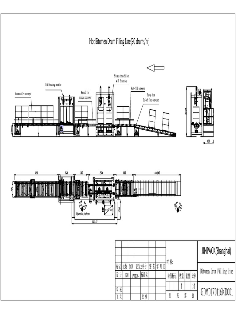 Bitumen Drum Filling Line Layout (2017.01.16) | PDF