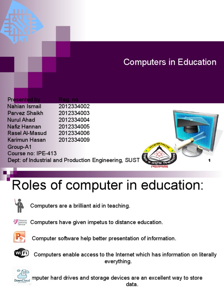 Computer in Education | PDF | Educational Technology | Digital Technology