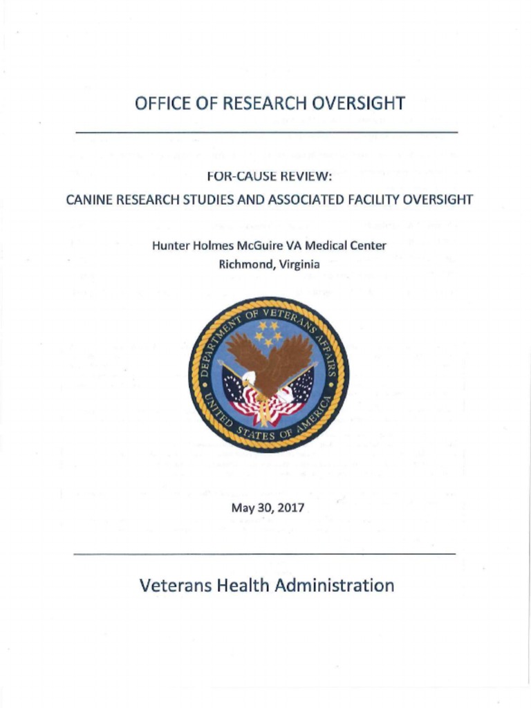 VA Office of Research Oversight Report | PDF