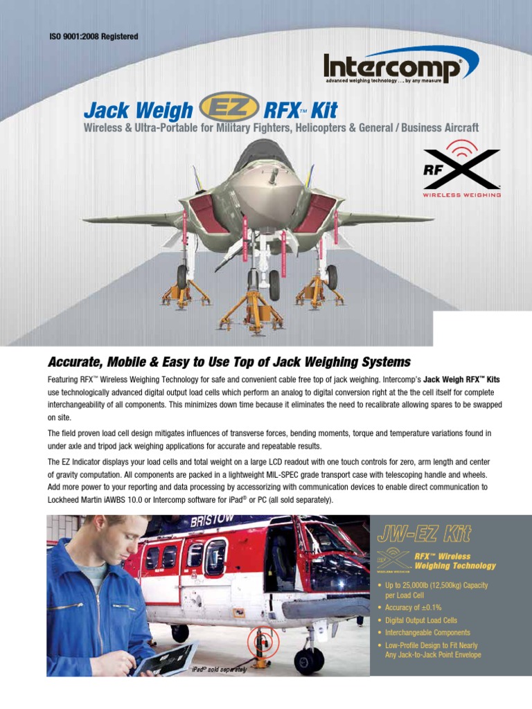 Jack Weigh RFX Kit: Accurate, Mobile & Easy To Use Top of Jack Weighing Systems | PDF | Battery ...