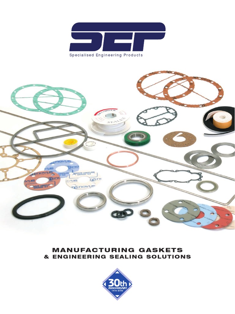 Gasket Brochure | PDF | Textiles | Chemical Compounds