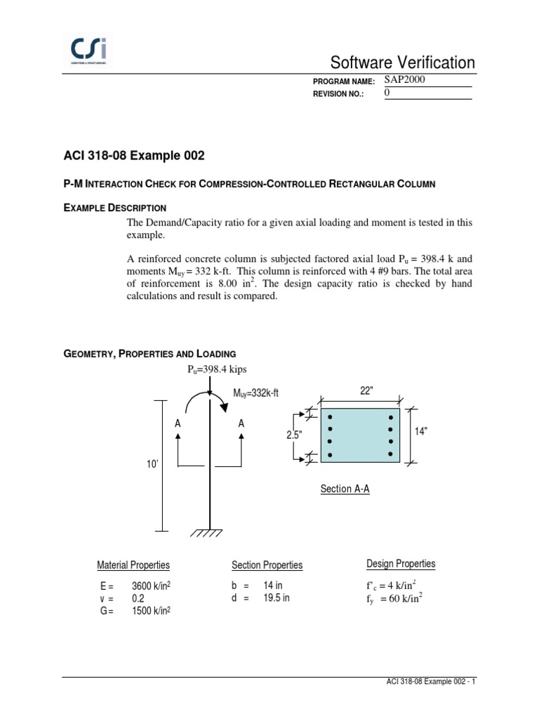 ACI 318-08 Ex002 | PDF | Materials Science | Civil Engineering