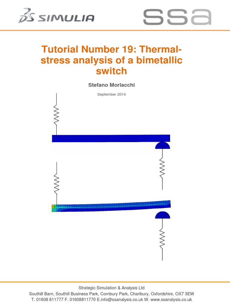 Tutorial19 Thermal Stress Switch | PDF | Heat | Temperature