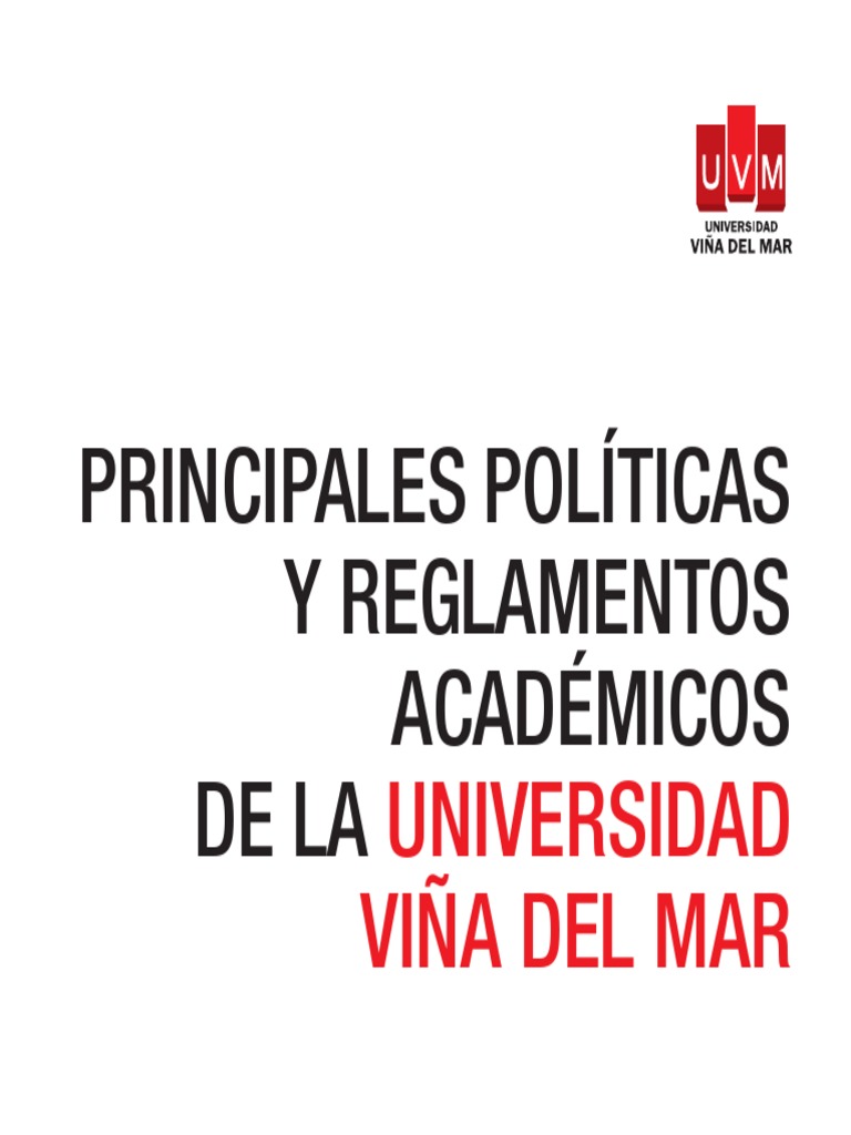 Politicas y Reglamentos Uvm | PDF | Plan de estudios | Regulación