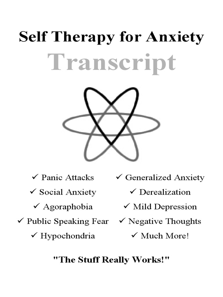Self Therapy For Anxiety | PDF | Anxiety | Agoraphobia