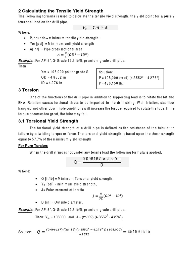 Tensile Yield Strength | PDF