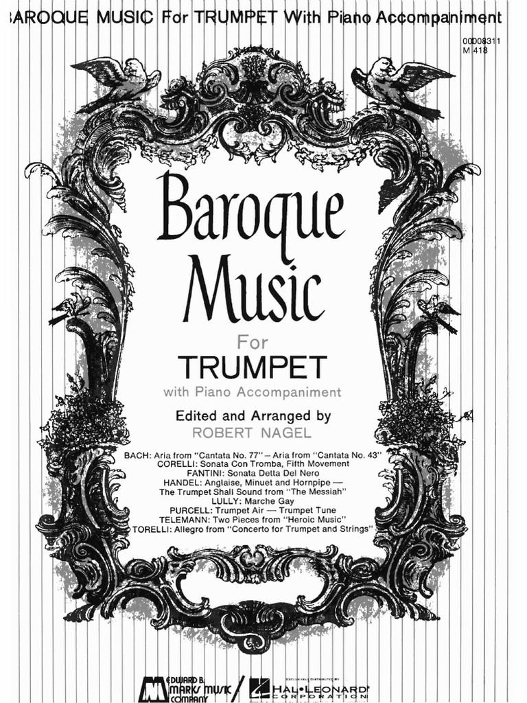Baroque Music For Trumpet | PDF
