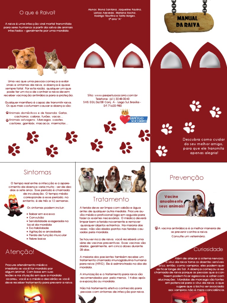 Folder | PDF | Raiva | Doenças e distúrbios