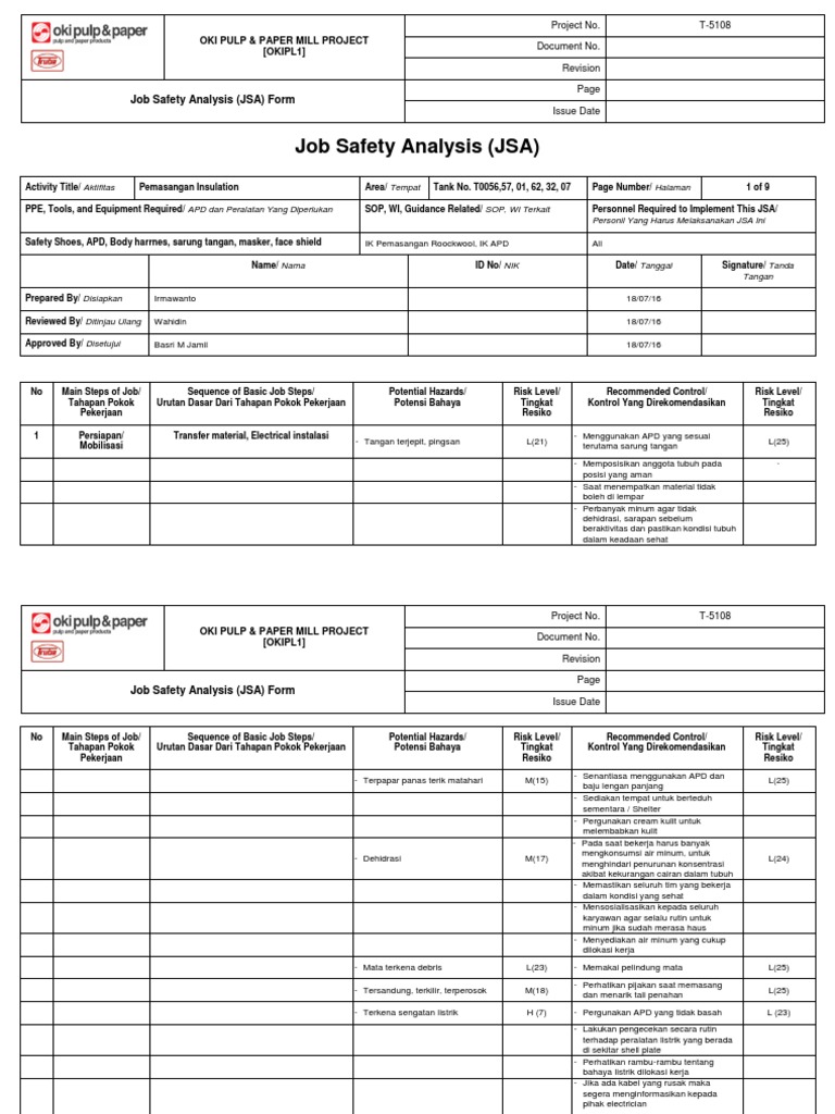 JSA Insulation OKI 18-07-2016 | PDF
