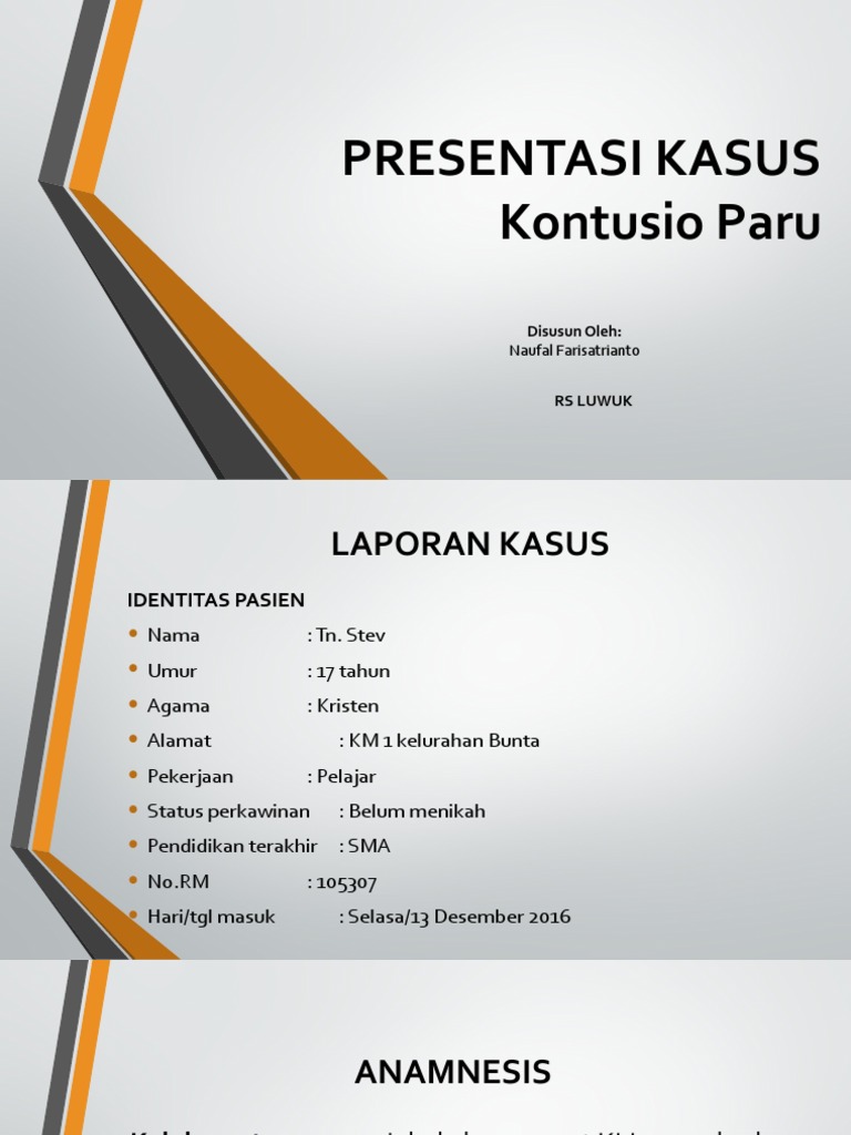 Kontusio Paru New | PDF | Sains & Matematika