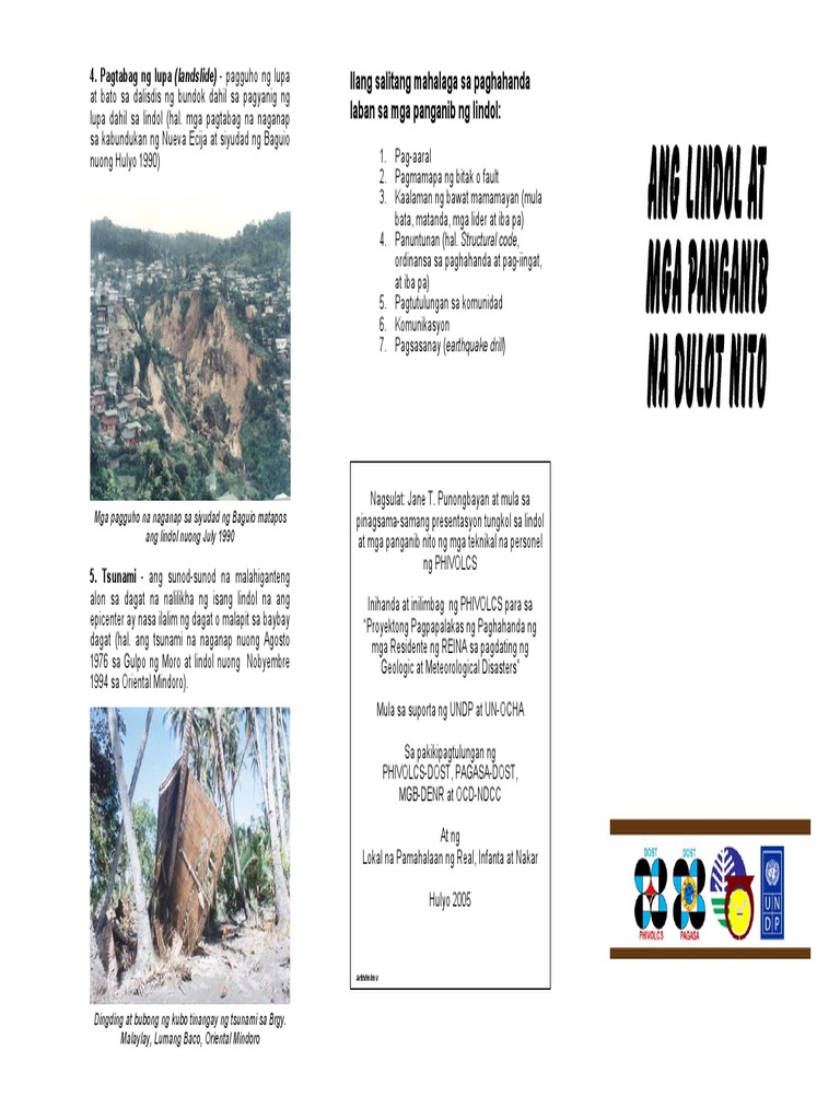 Lindol Panganib | PDF