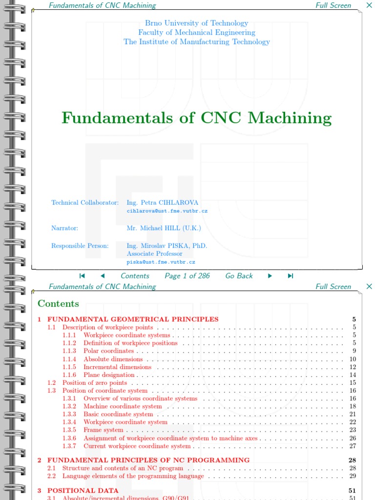 Fundamentals of CNC Machining | PDF | Computers