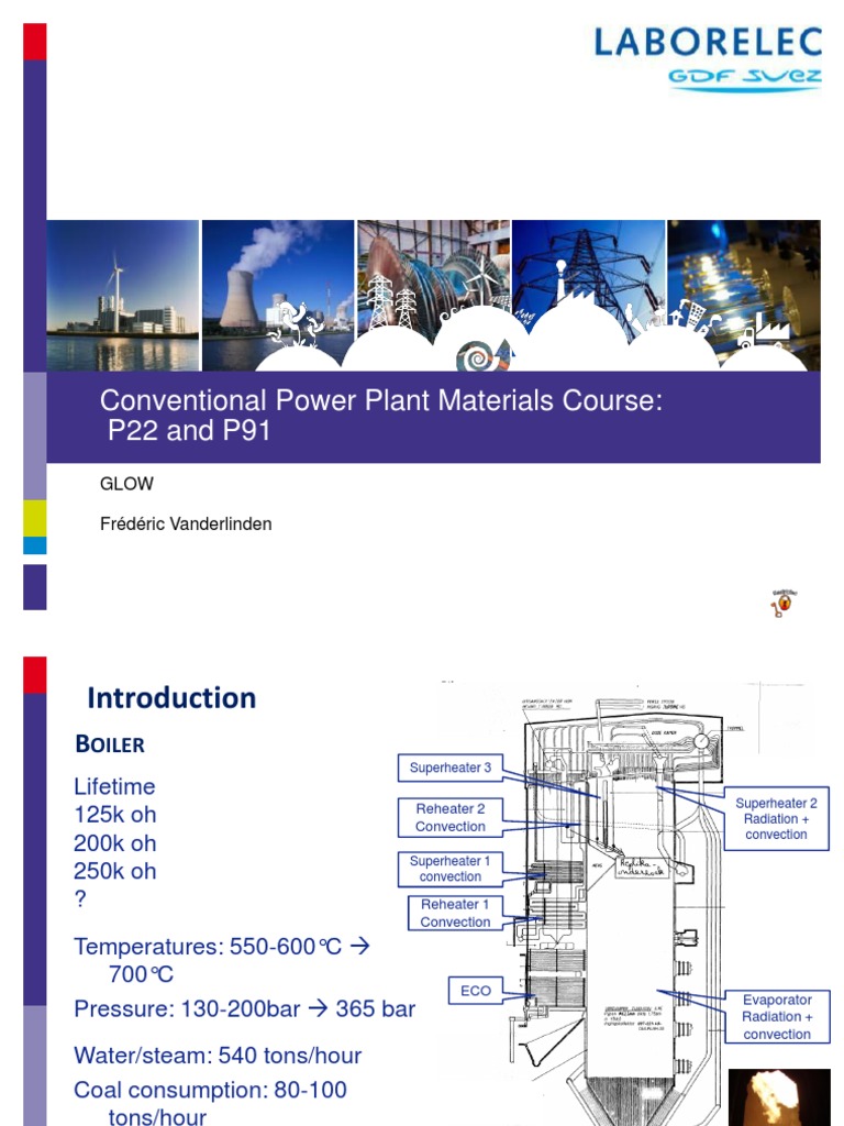 LABORELEC Conventional Power Plant Materials Course V2 PDF | PDF | Heat ...