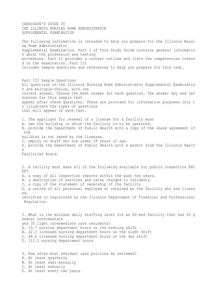 Nab Test Review | PDF | Nursing Home Care | Test (Assessment)