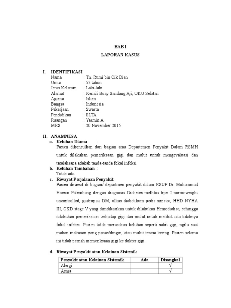 Case Gilut Gangren Radiks | PDF