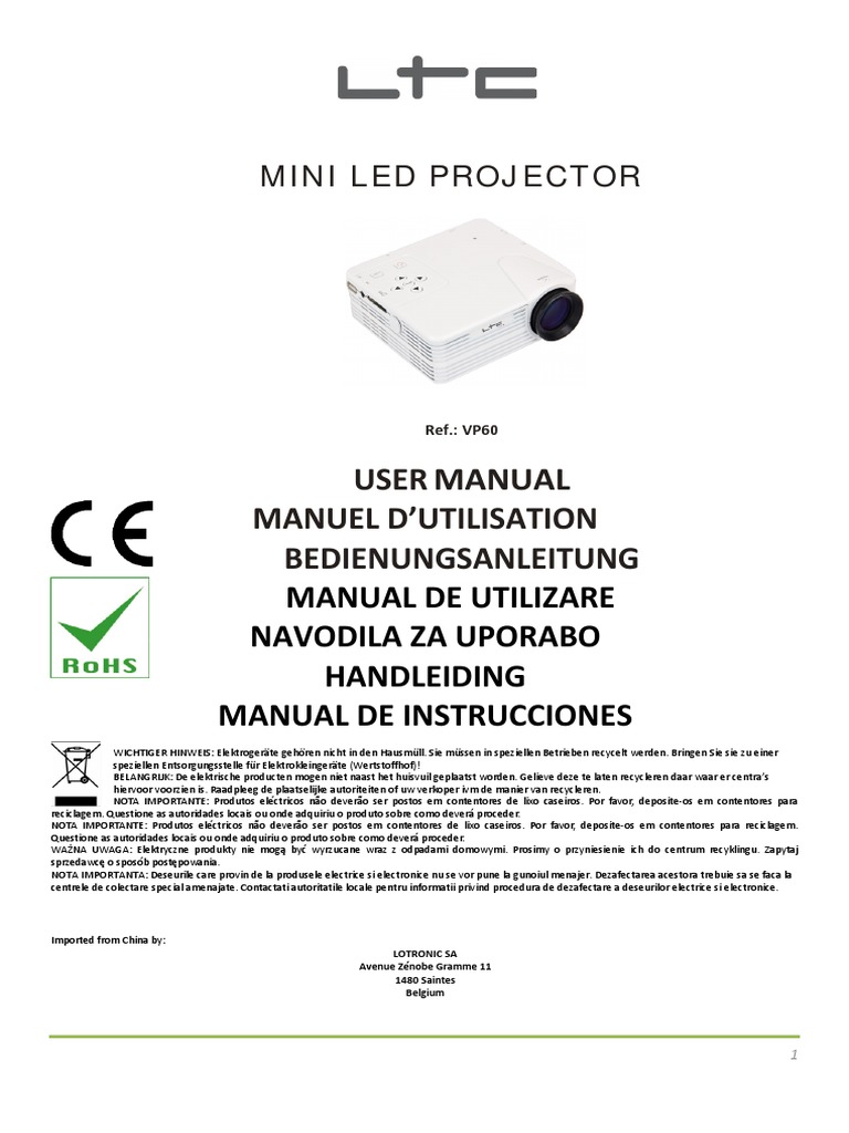 Manual Projector Similar | PDF