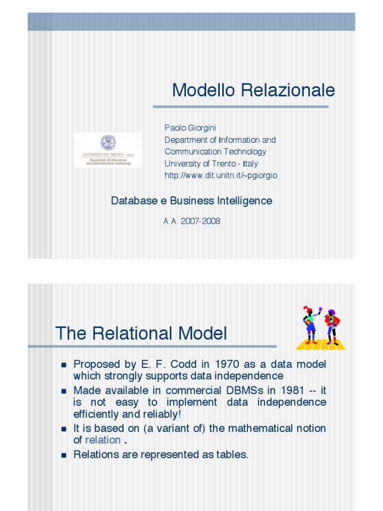 5 Relational Model | PDF | Relational Model | Data Management Software