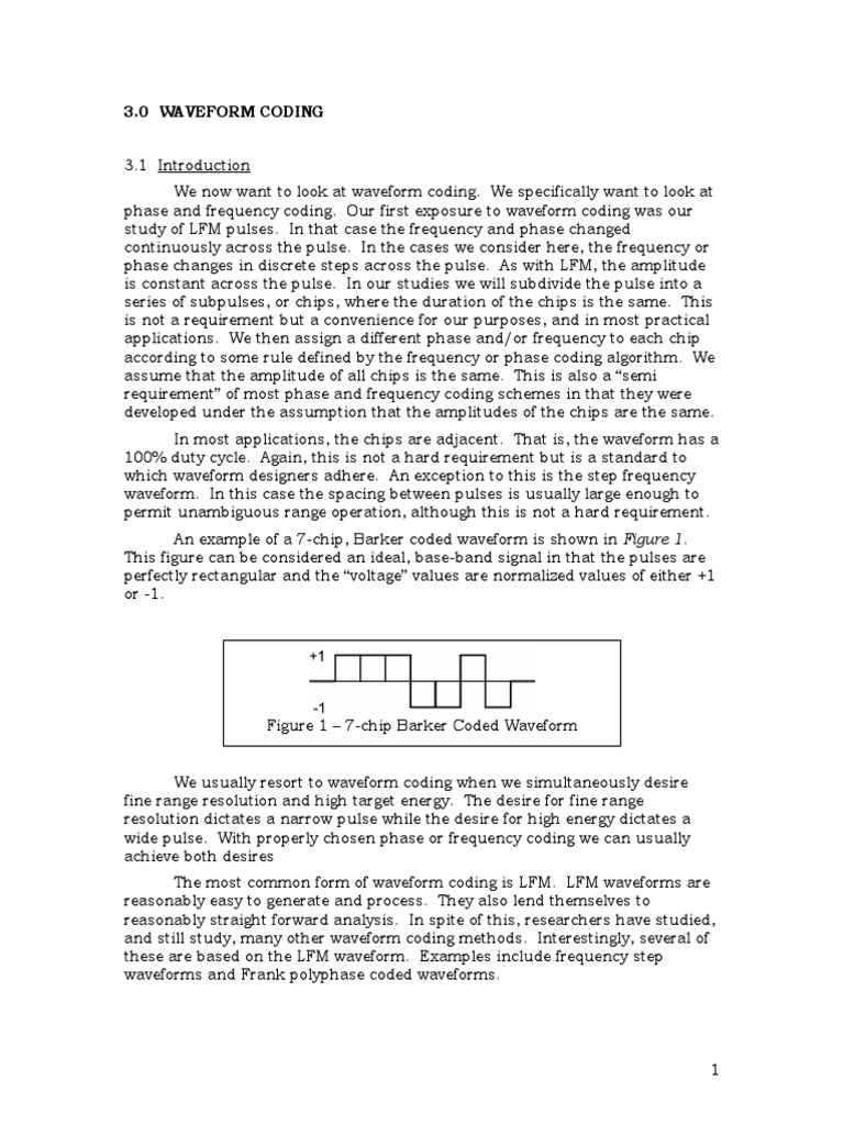Waveform Code | PDF | Modulation | Amplitude