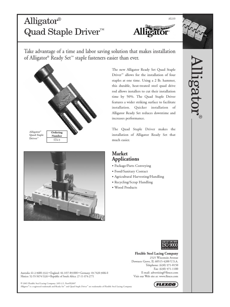 Alligator Tool | PDF | Industries | Business