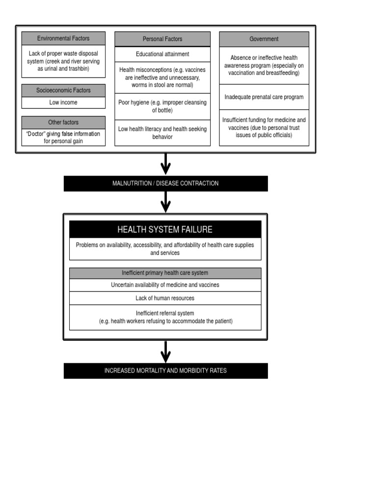 Health System Failure: Malnutrition / Disease Contraction | PDF ...