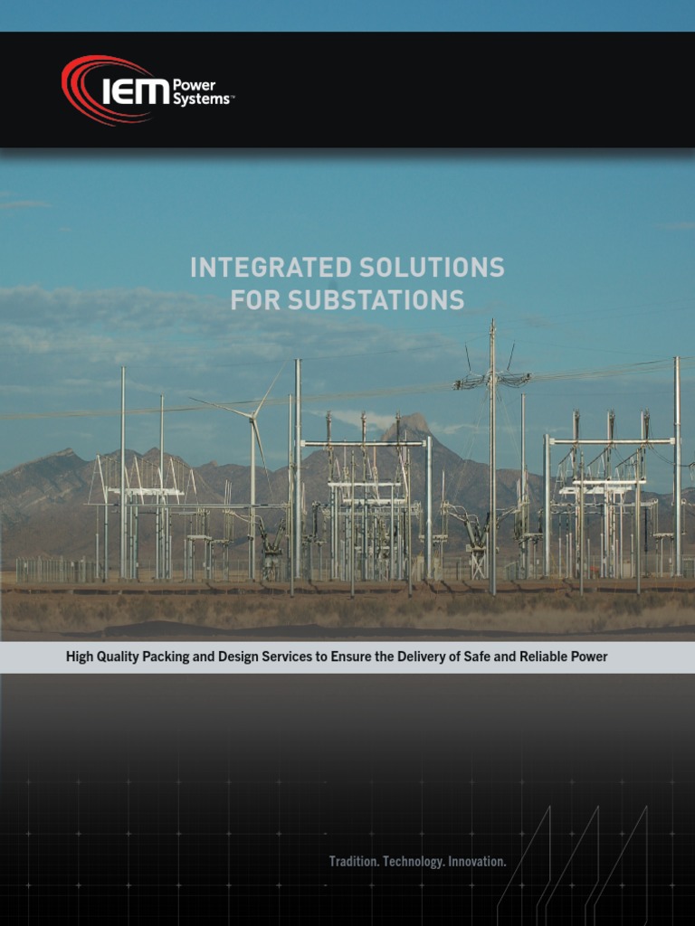 Integrated Solutions For Substations | PDF | Electrical Substation ...