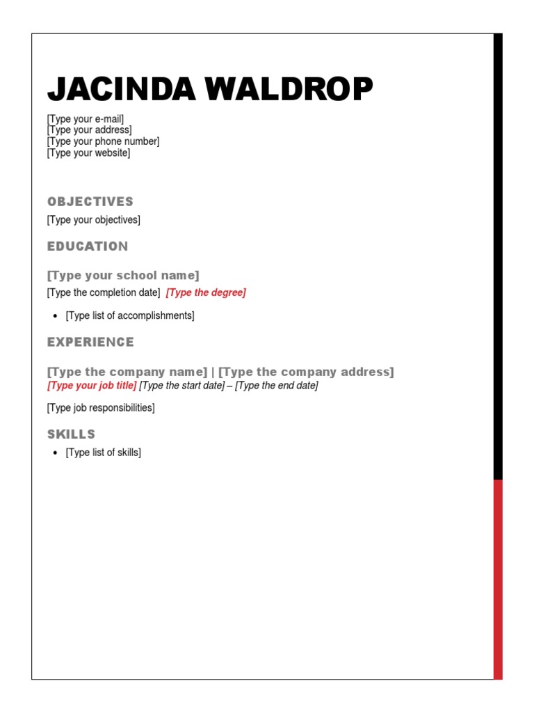 JW Resume | PDF